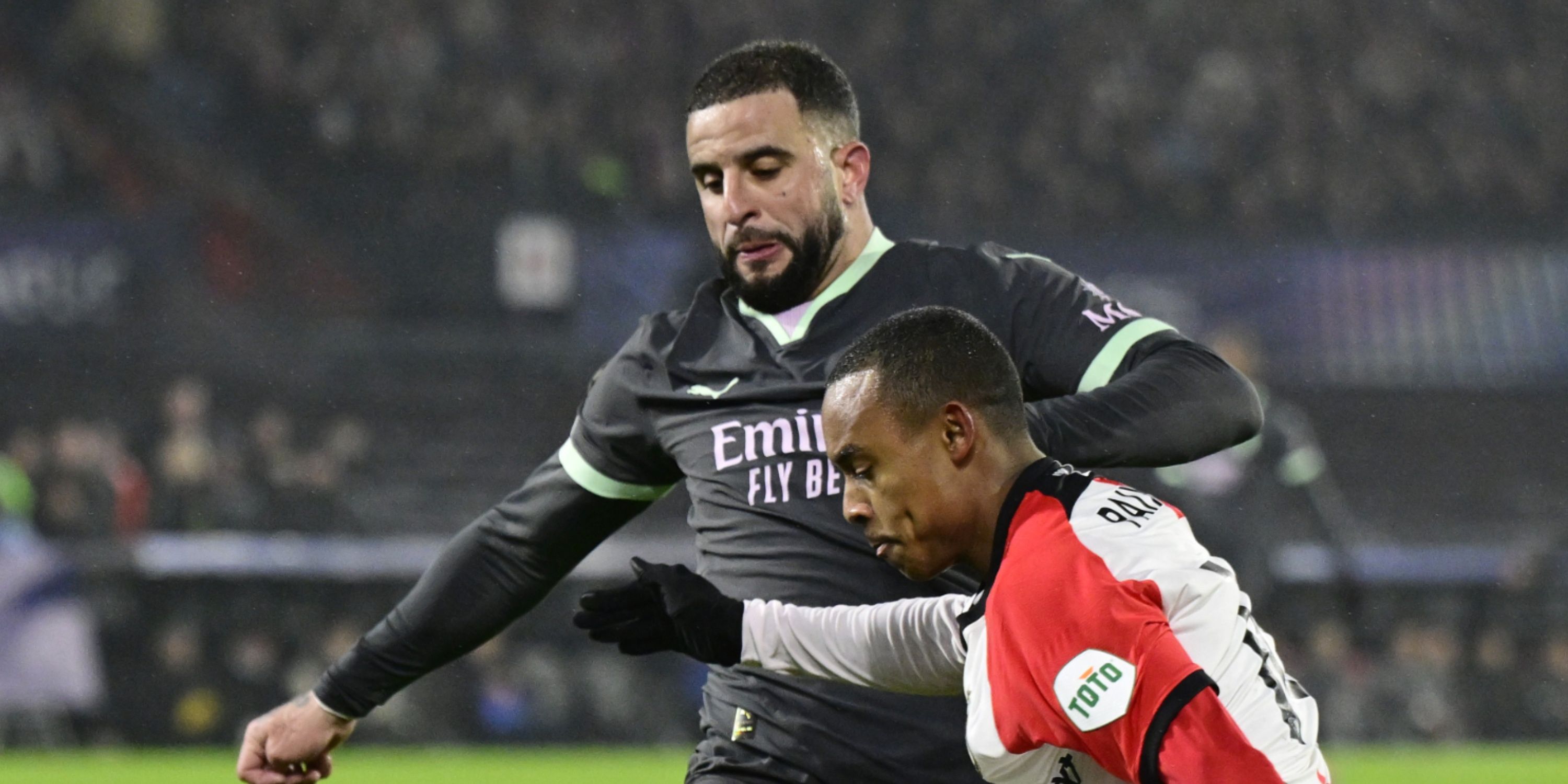 Media Reacts to Kyle Walker’s First Champions League Game for AC Milan