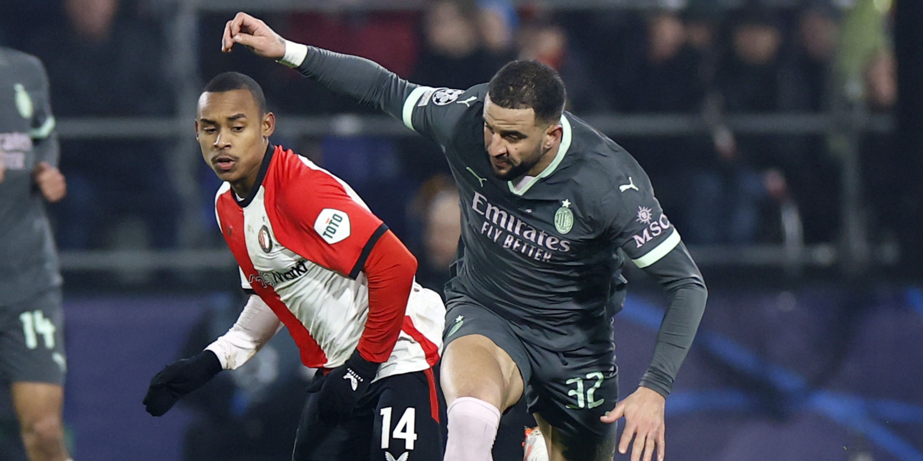 Media Reacts to Kyle Walker’s First Champions League Game for AC Milan