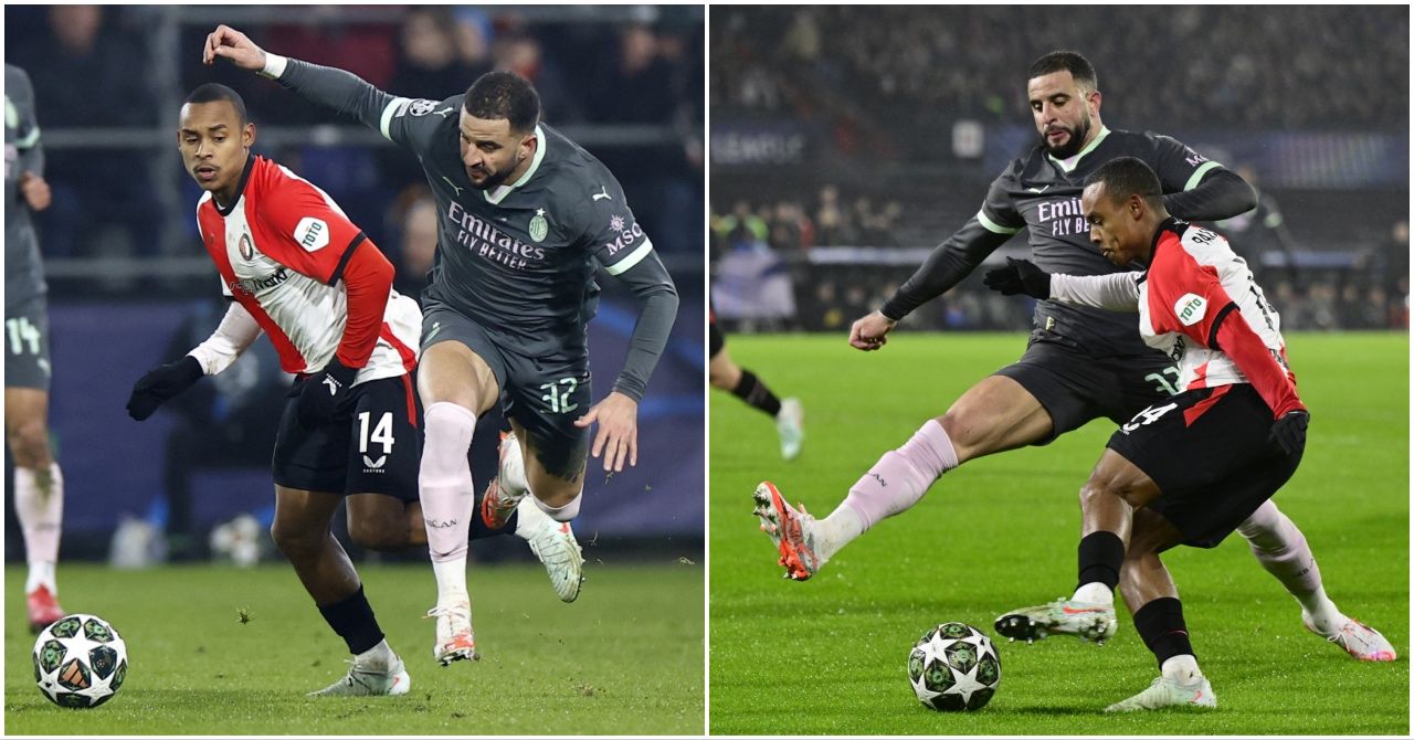 Media Reacts to Kyle Walker’s First Champions League Game for AC Milan