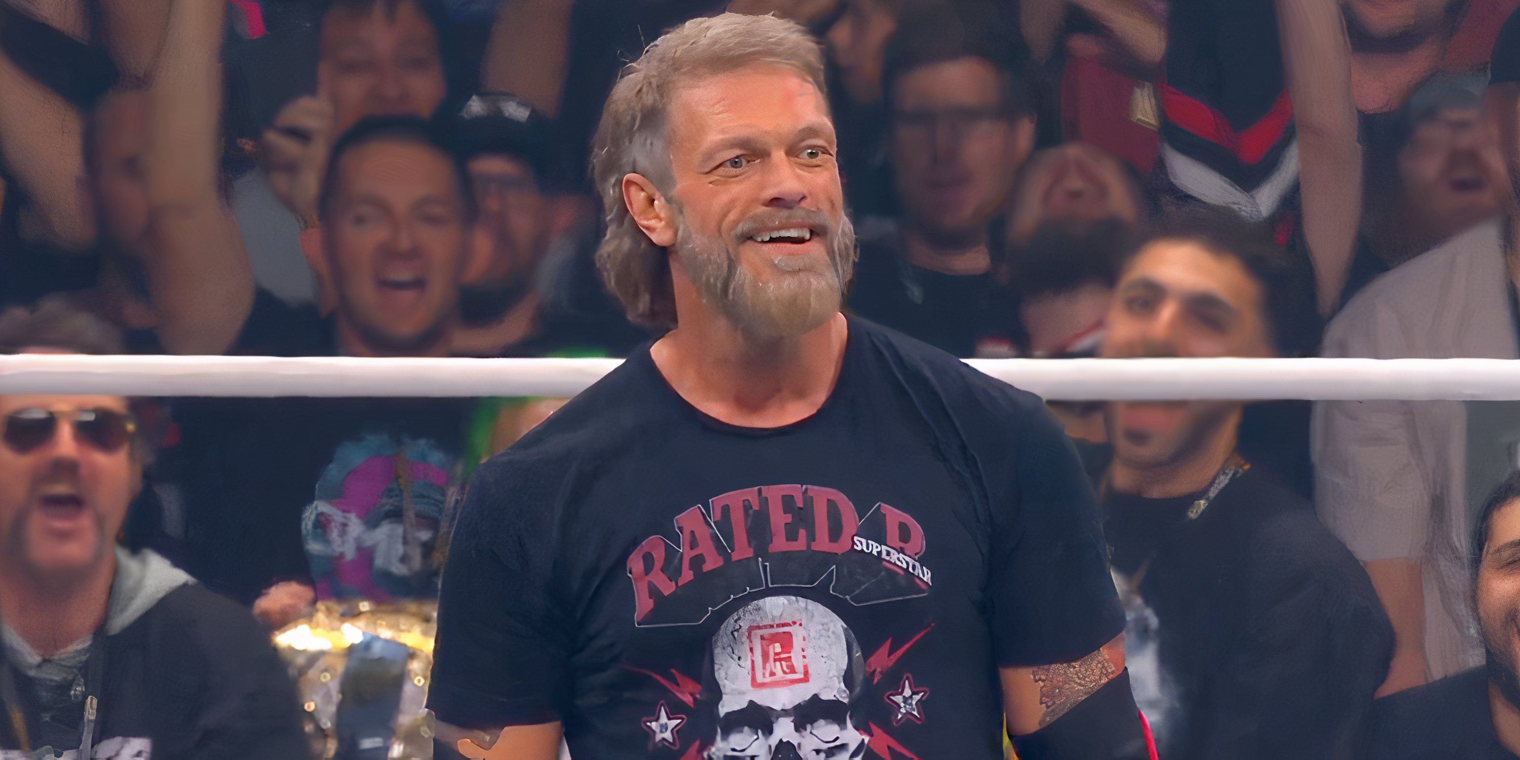 Wrestling Fans Sing WWE Legend Edge's Theme Song in Arena