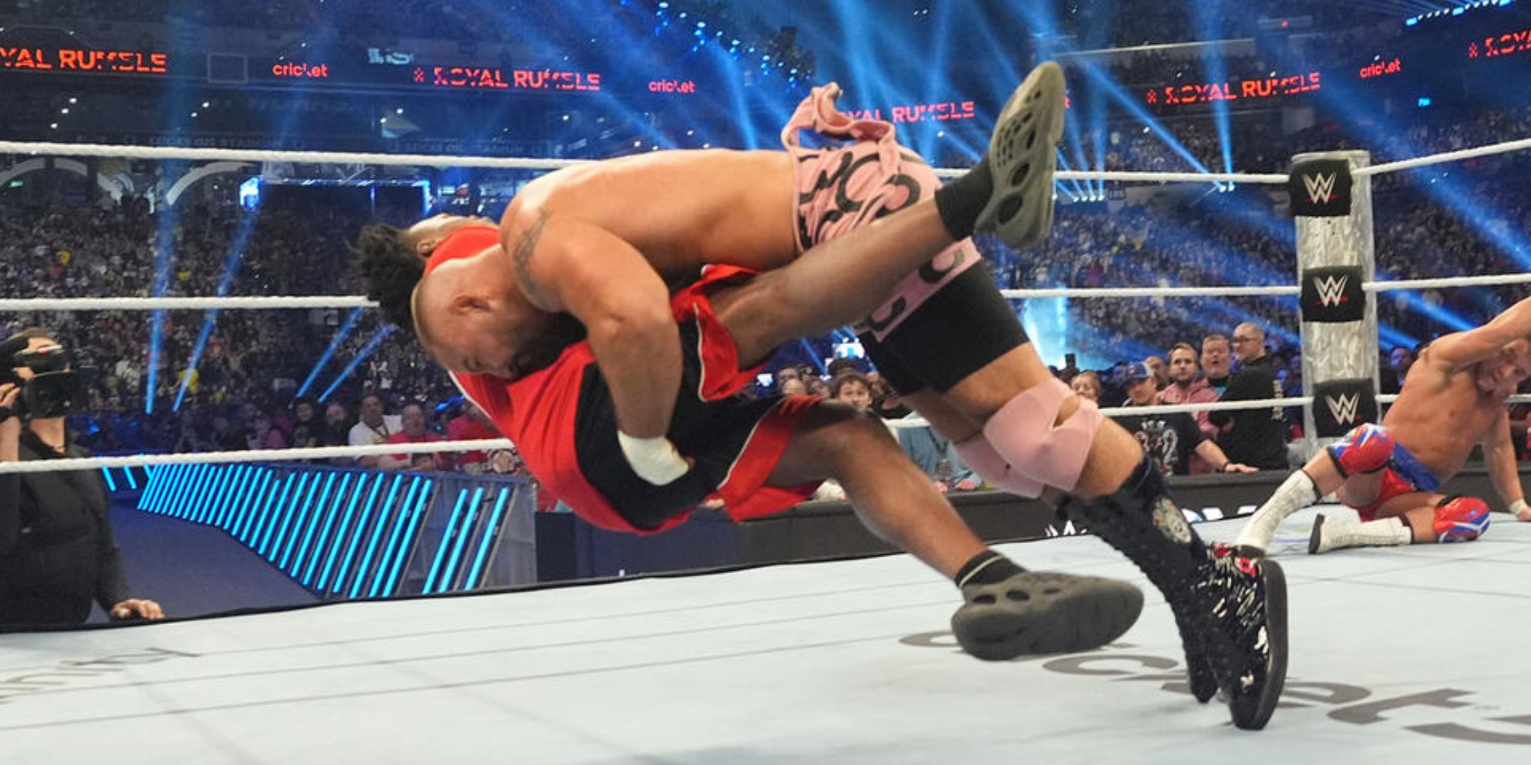 Speed Opens Up on Injuries After Getting Speared at WWE Royal Rumble