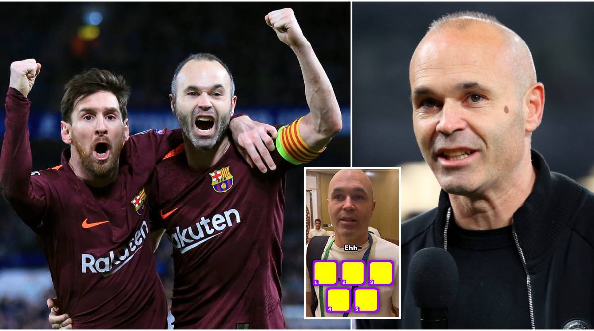 Andres Iniesta Named His 5 Favourite Football Players of All Time