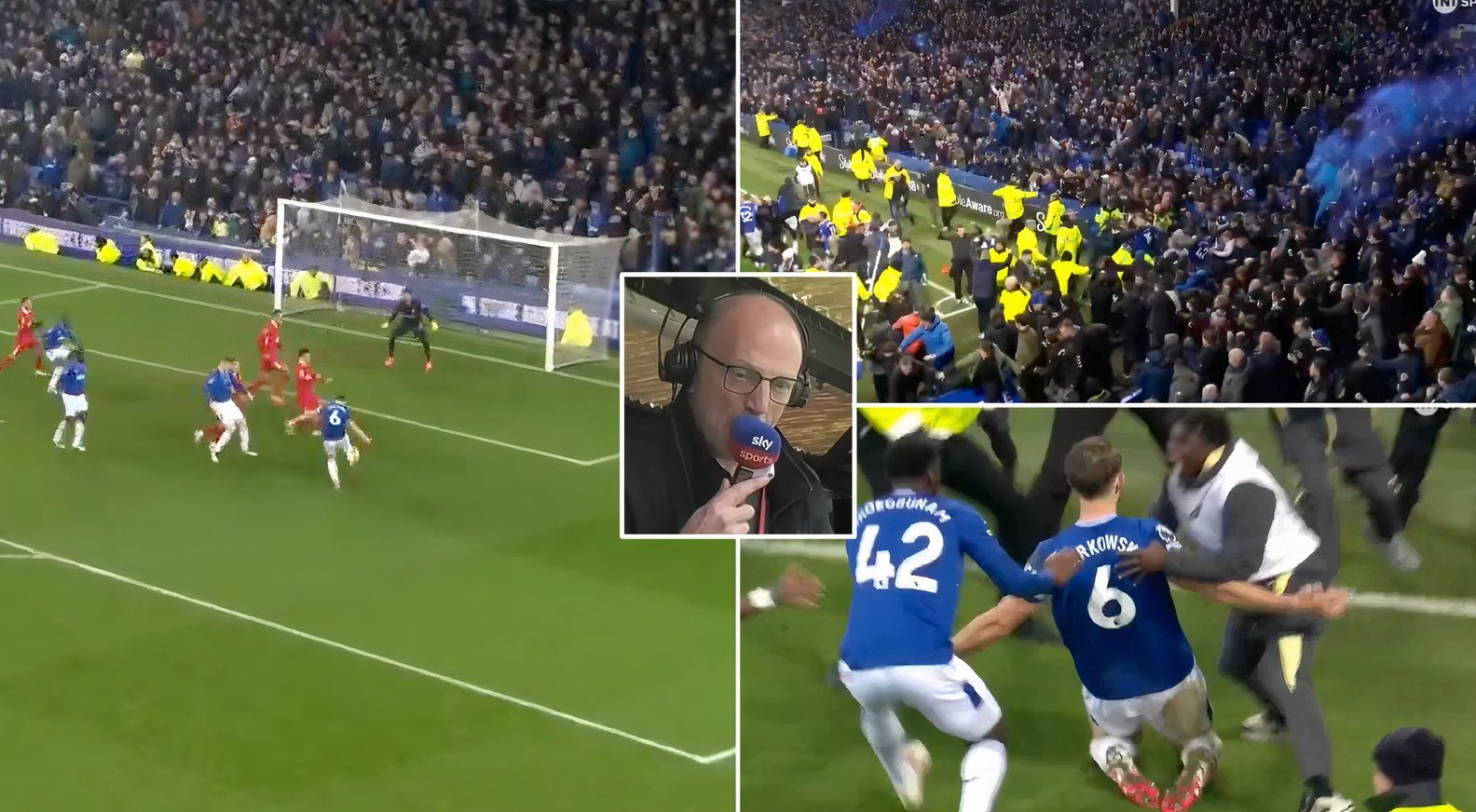 Peter Drury's Epic Commentary for Everton's Late Equaliser vs Liverpool ...