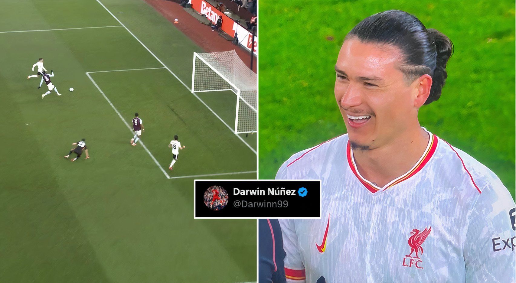 Darwin Nunez Posts and Then Deletes Tweet After Open Goal Miss v Aston ...