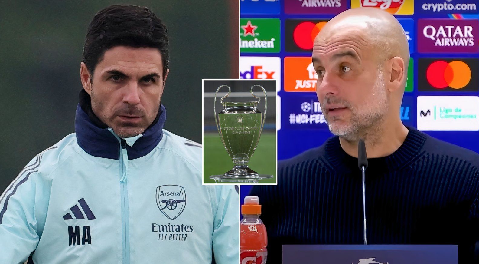Pep Guardiola Names Favourites to win 24/25 Champions League and 3 ...