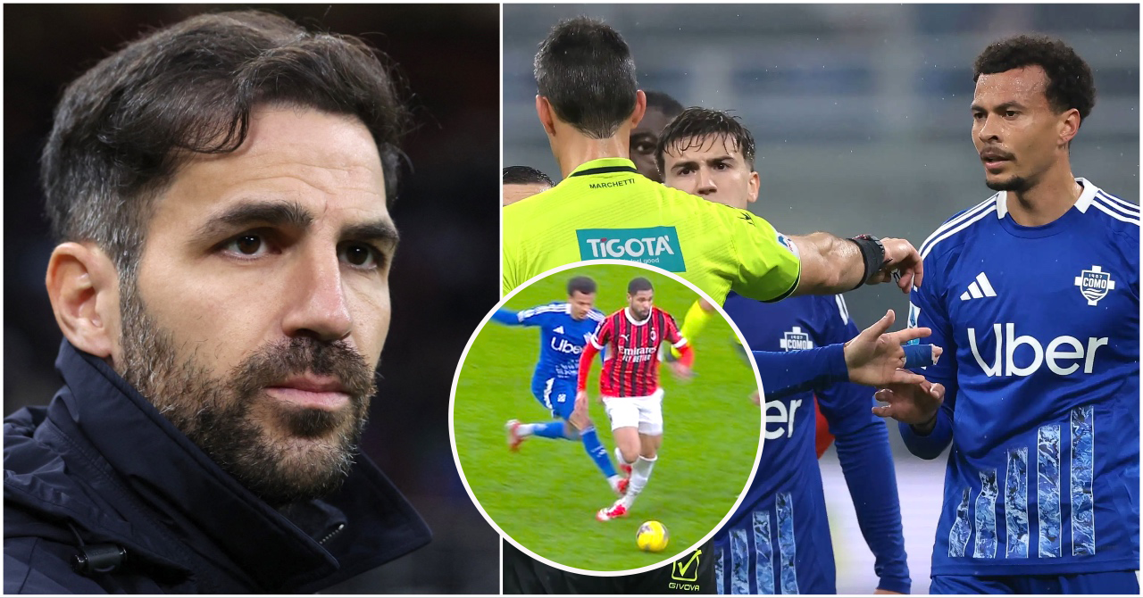 Cesc Fabregas Issues Strong Statement After Dele Alli red card vs AC Milan Cesc Fabregas Issues Strong Statement After Dele Alli red card vs AC Milan