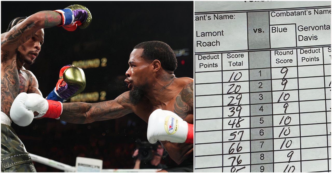 Gervonta Davis vs Lamont Roach Scorecards & Punch Stats