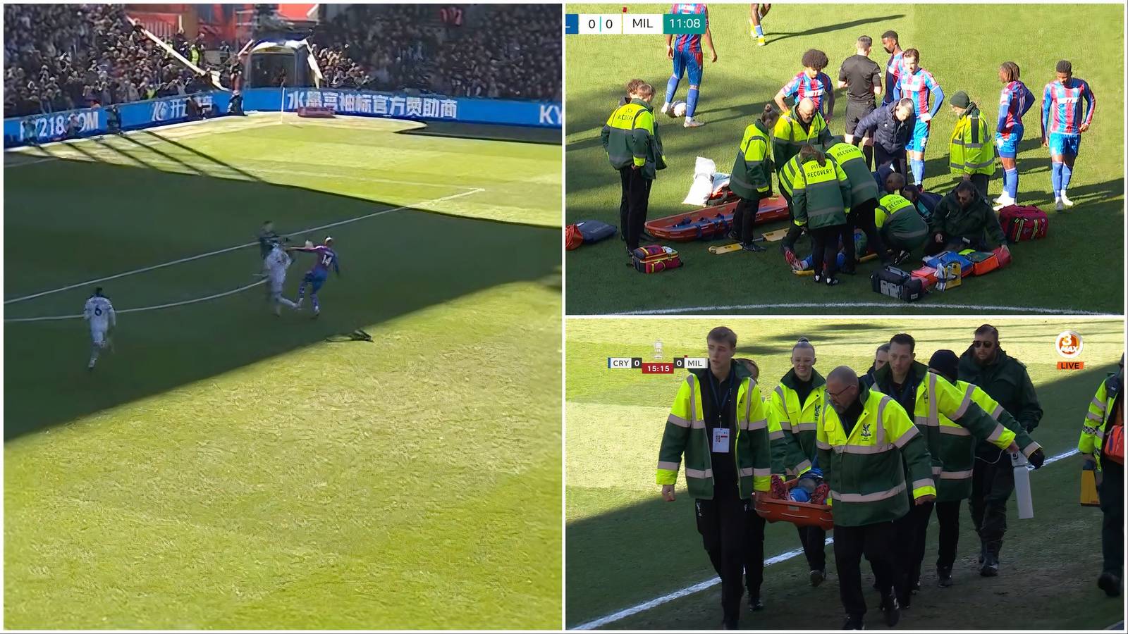 Jean-Philippe Mateta Taken to Hospital After Horror Challenge in ...