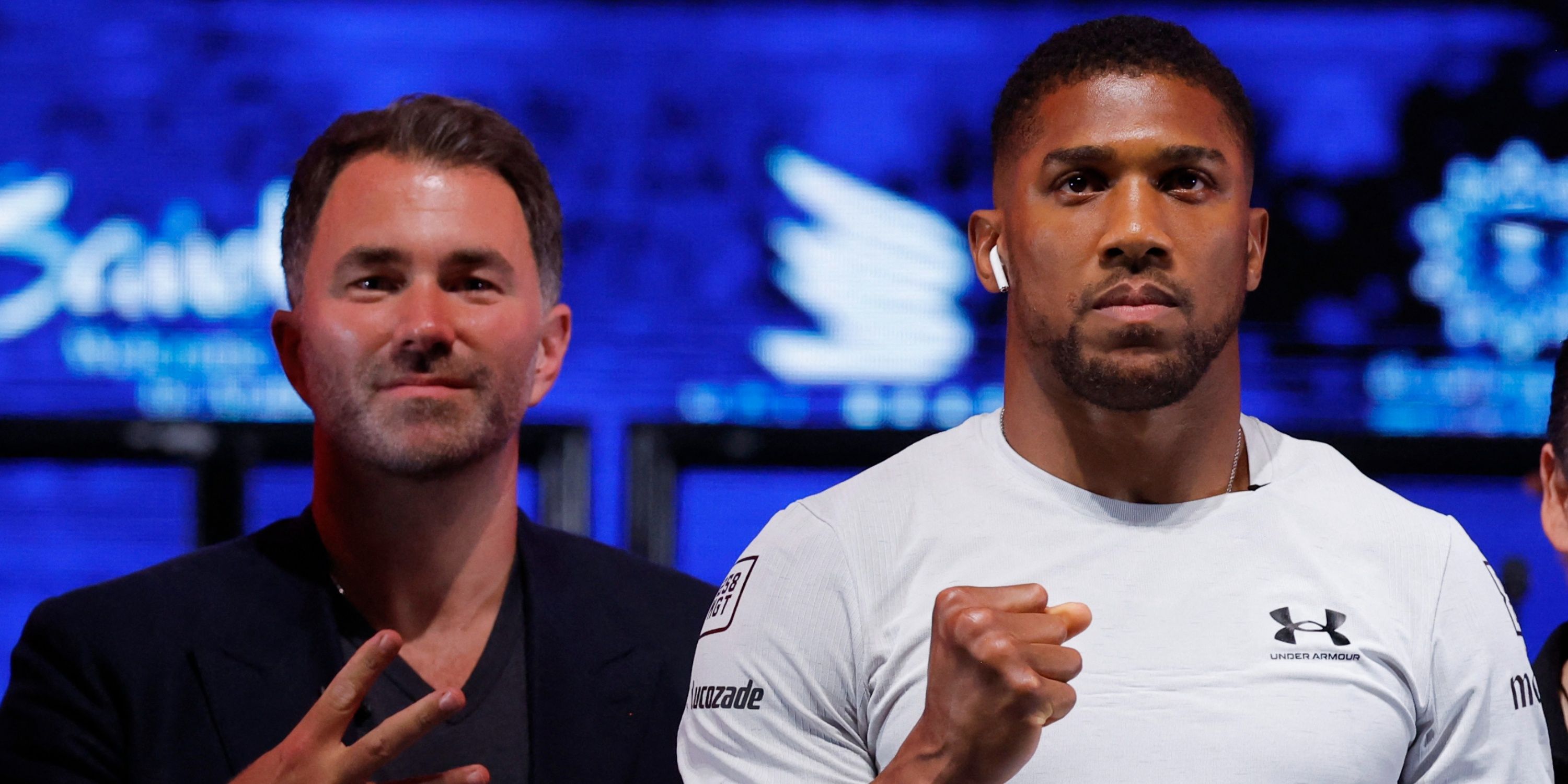 Anthony Joshua's Reaction to Eddie Hearn After Jake Paul Called Him Out