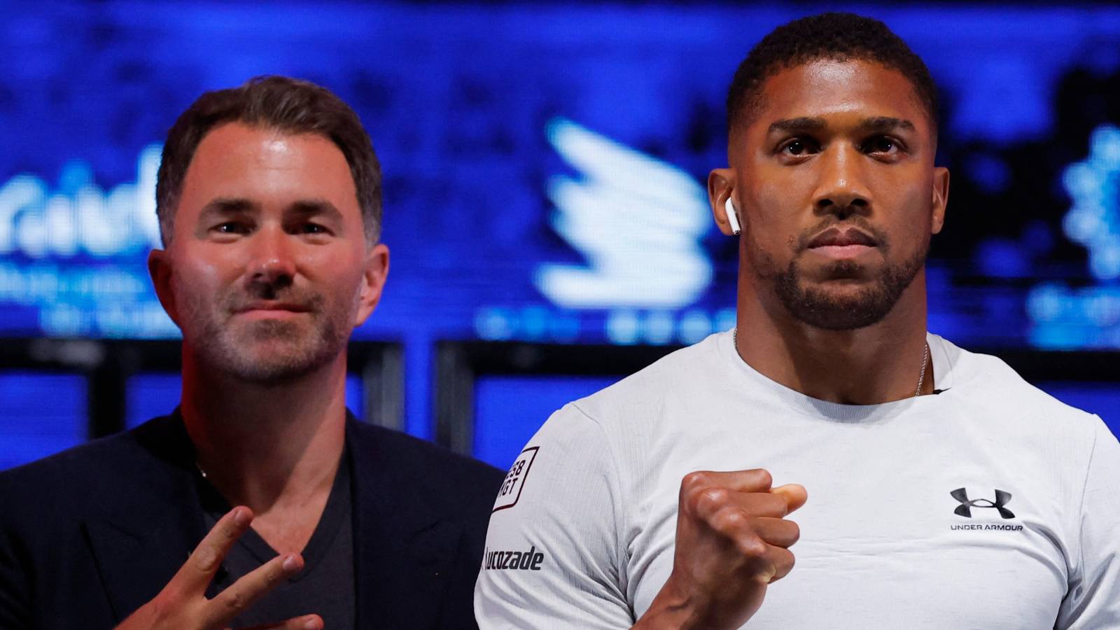 Anthony Joshua's Reaction to Eddie Hearn After Jake Paul Called Him Out