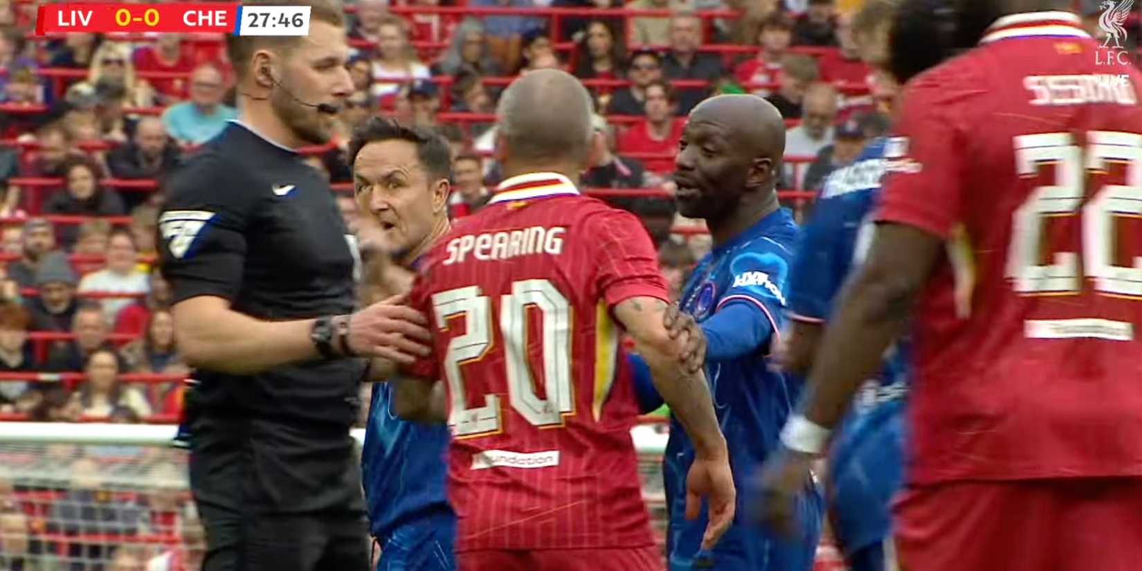 Dennis Wise Left Fuming With Jay Spearing During Liverpool vs Chelsea ...