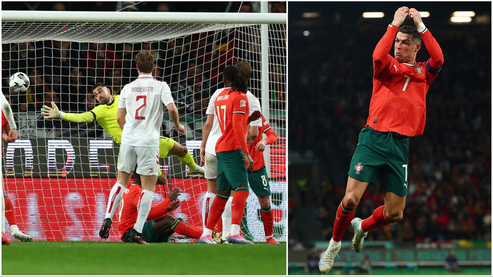 Portugal 5-2 Denmark: Player Ratings and Match Highlights