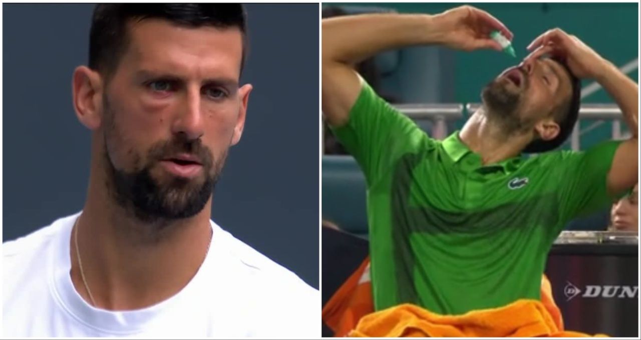 Novak Djokovic's Response to Eye Injury Question After Miami Open Defeat