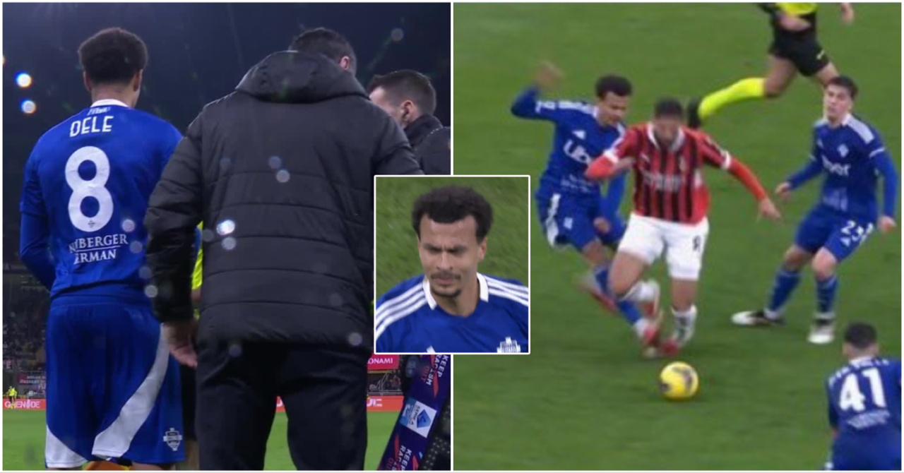 Dele Alli Sent Off 10 Minutes into Como Debut on First Game in 748 Days