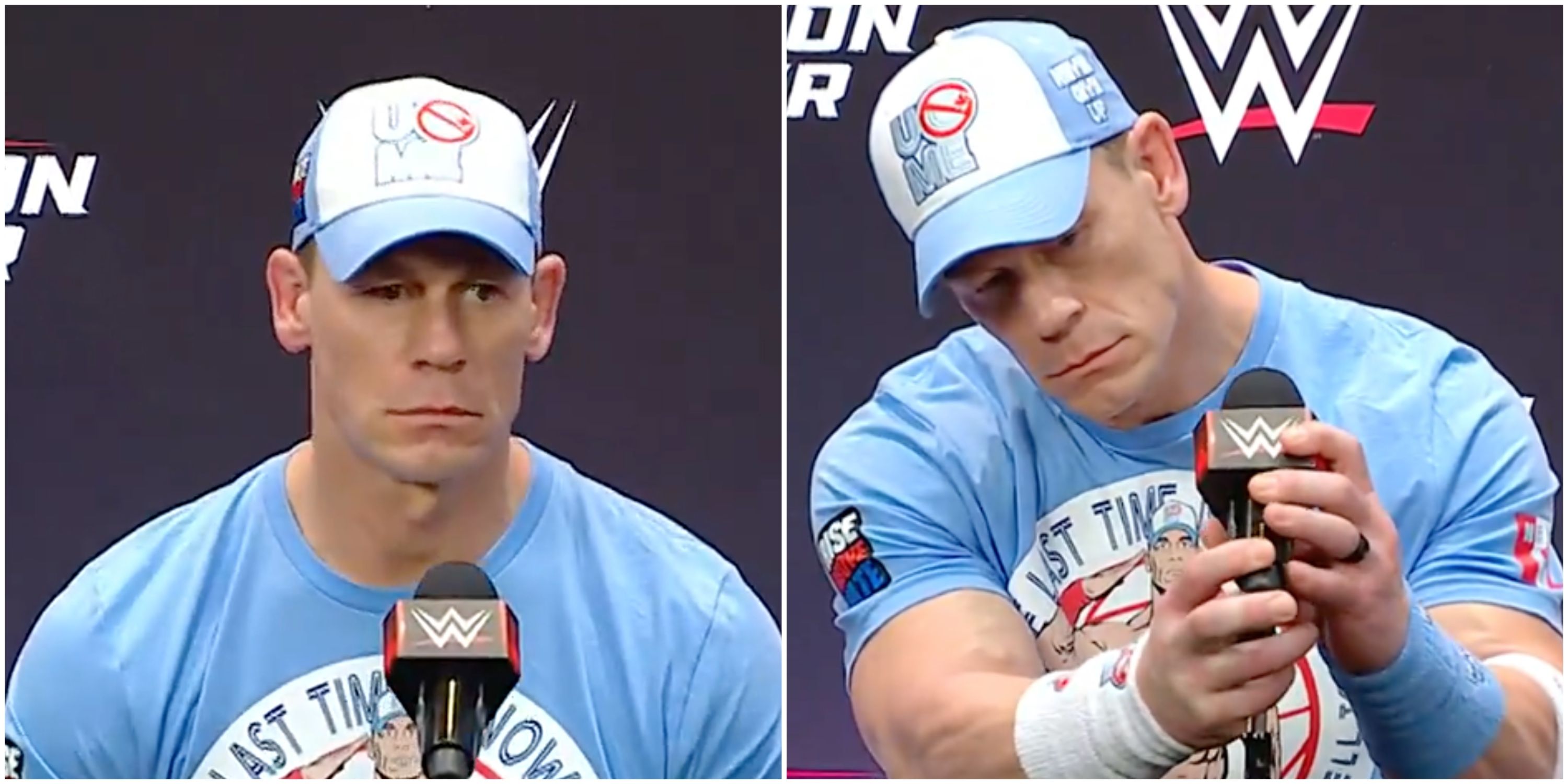 John Cena Reacts to his WWE Elimination Chamber Heel Turn