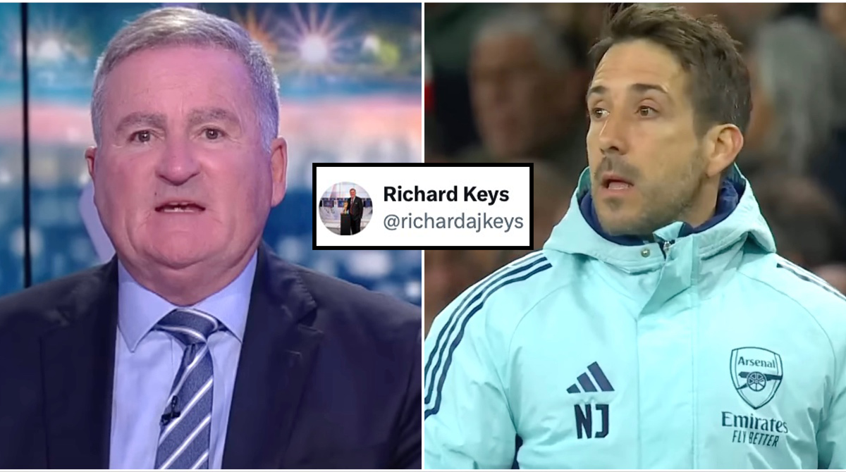 Richard Keys Posts Controversial Nicolas Jover Tweet After Arsenal 3-0 ...