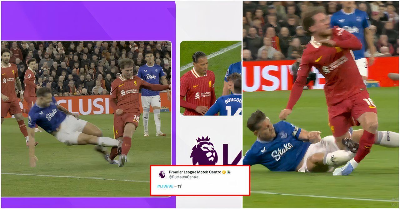 James Tarkowski Avoids Red Card During Liverpool vs Everton - Here’s Why