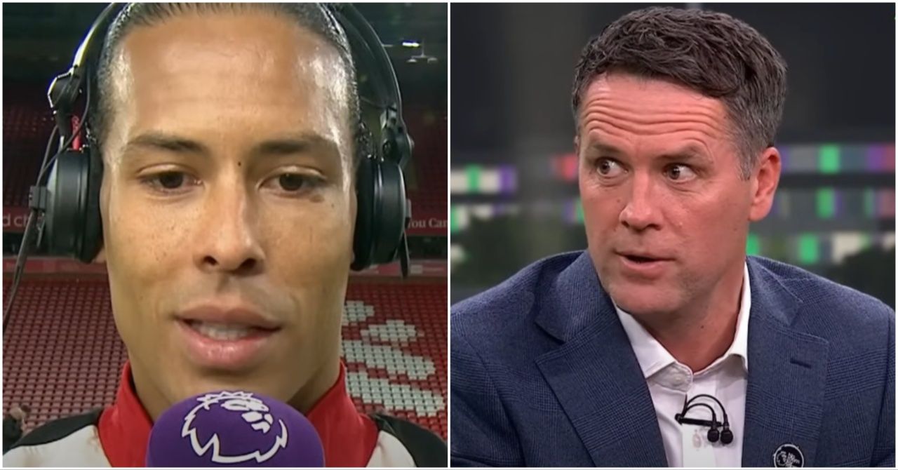Virgil van Dijk Shuts Down Michael Owen’s Question After Liverpool 1-0 ... Virgil van Dijk Shuts Down Michael Owen’s Question After Liverpool 1-0 ...