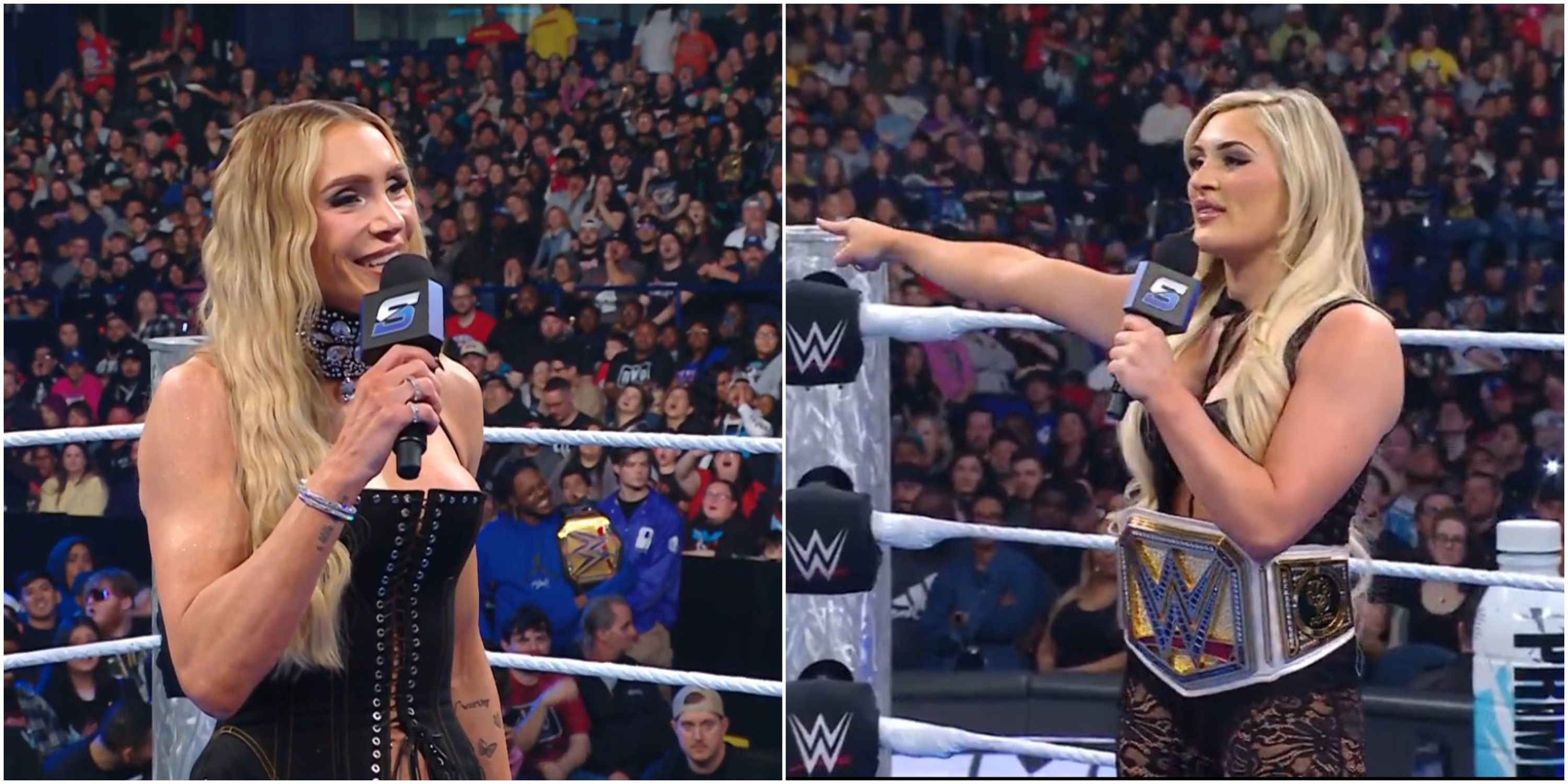 Every Off-Script Line From Tiffany Stratton and Charlotte Flair's WWE SmackDown Promo Revealed