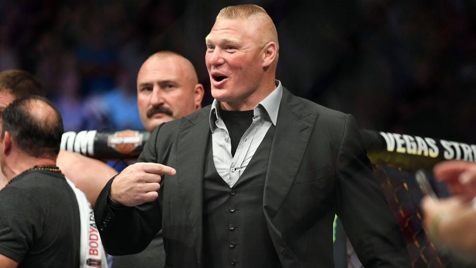 Brock Lesnar's Gift to Joe Rogan After Final UFC Win