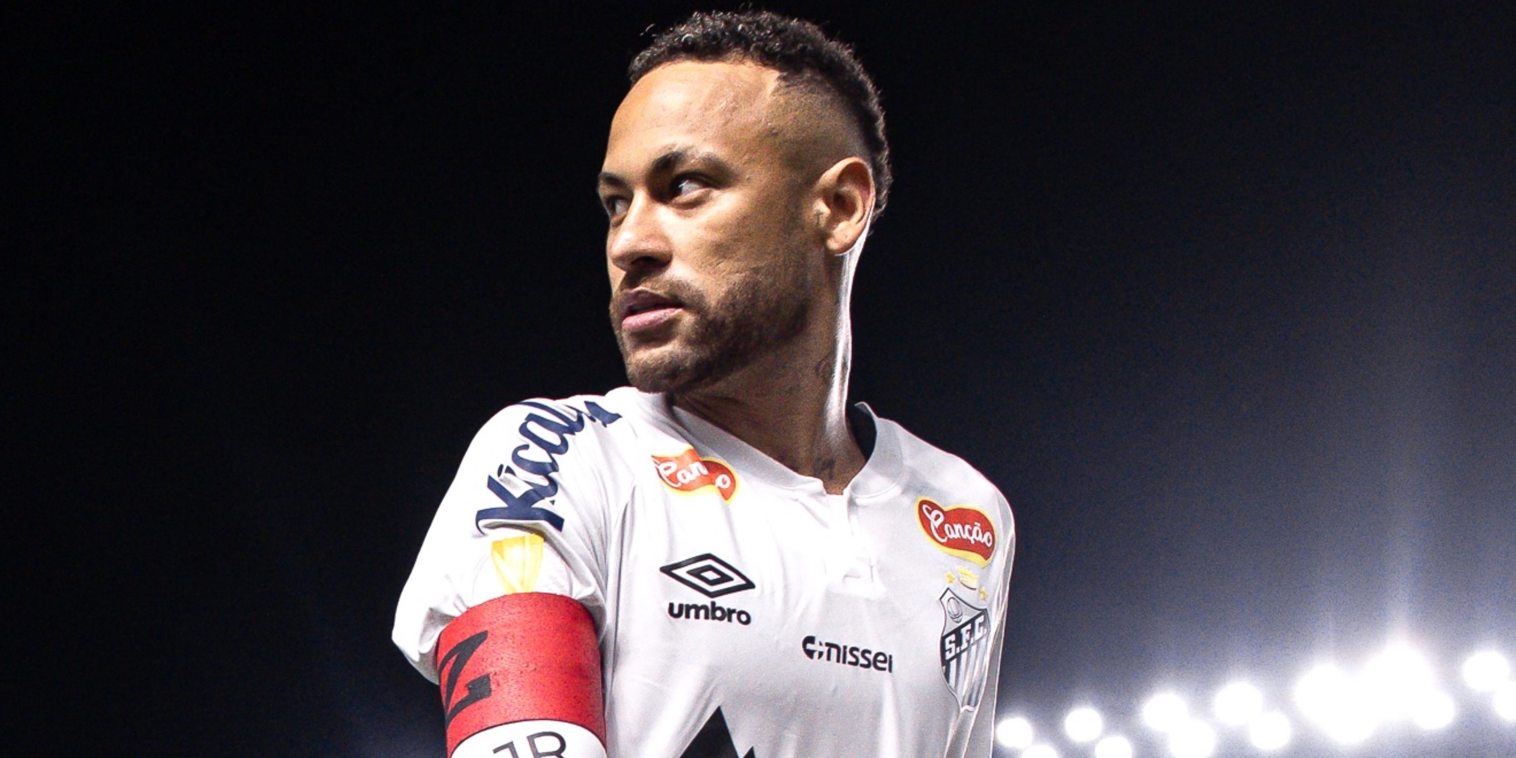 Neymar Reacts After Bizarre Red Card for Santos vs Botafogo