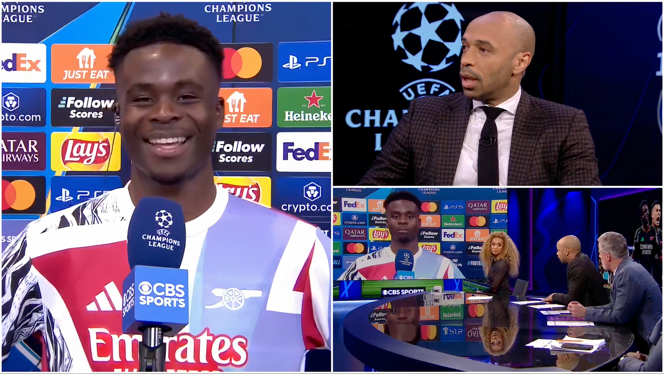 Thierry Henry's Heartwarming Message to Bukayo Saka After Real Madrid 1-2 Arsenal