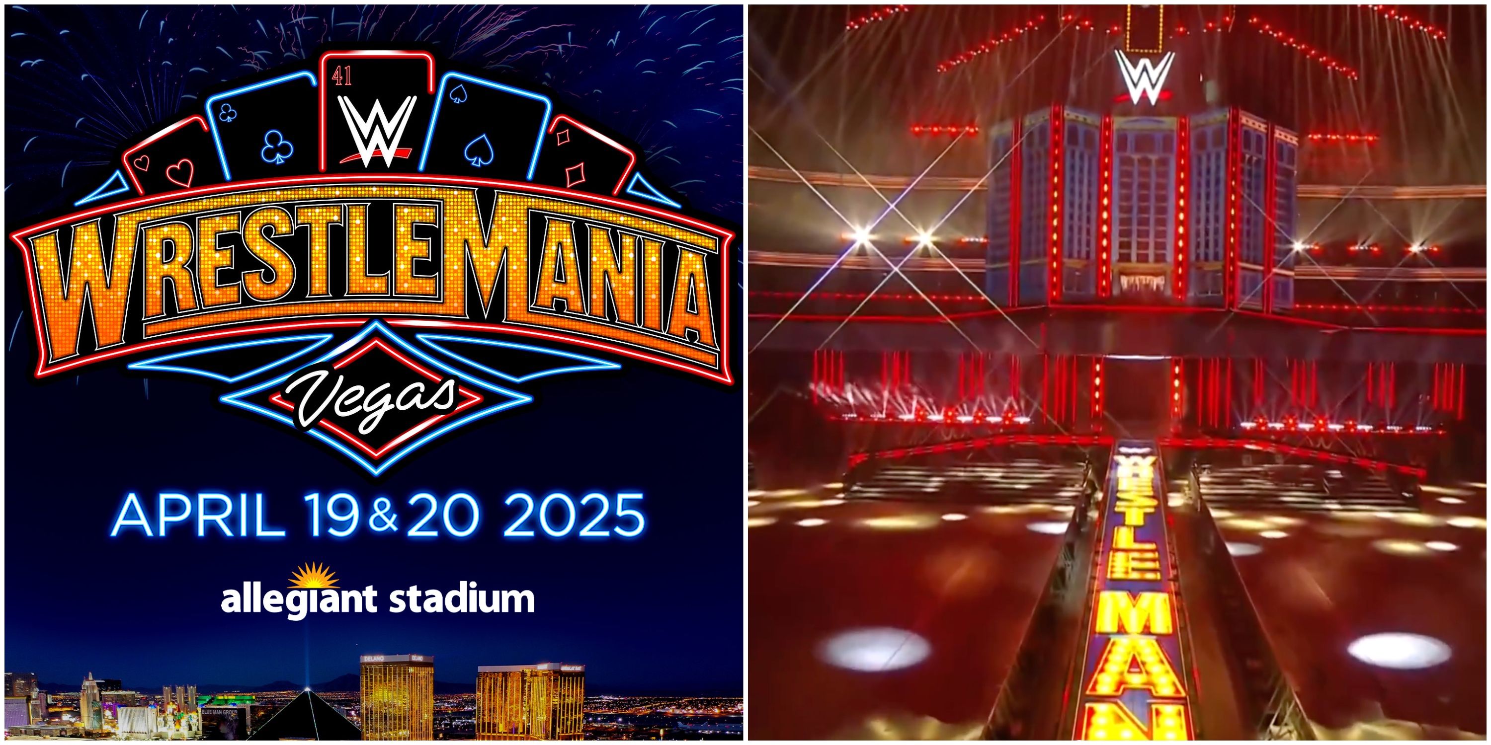 WWE WrestleMania 41 Stage Reveal
