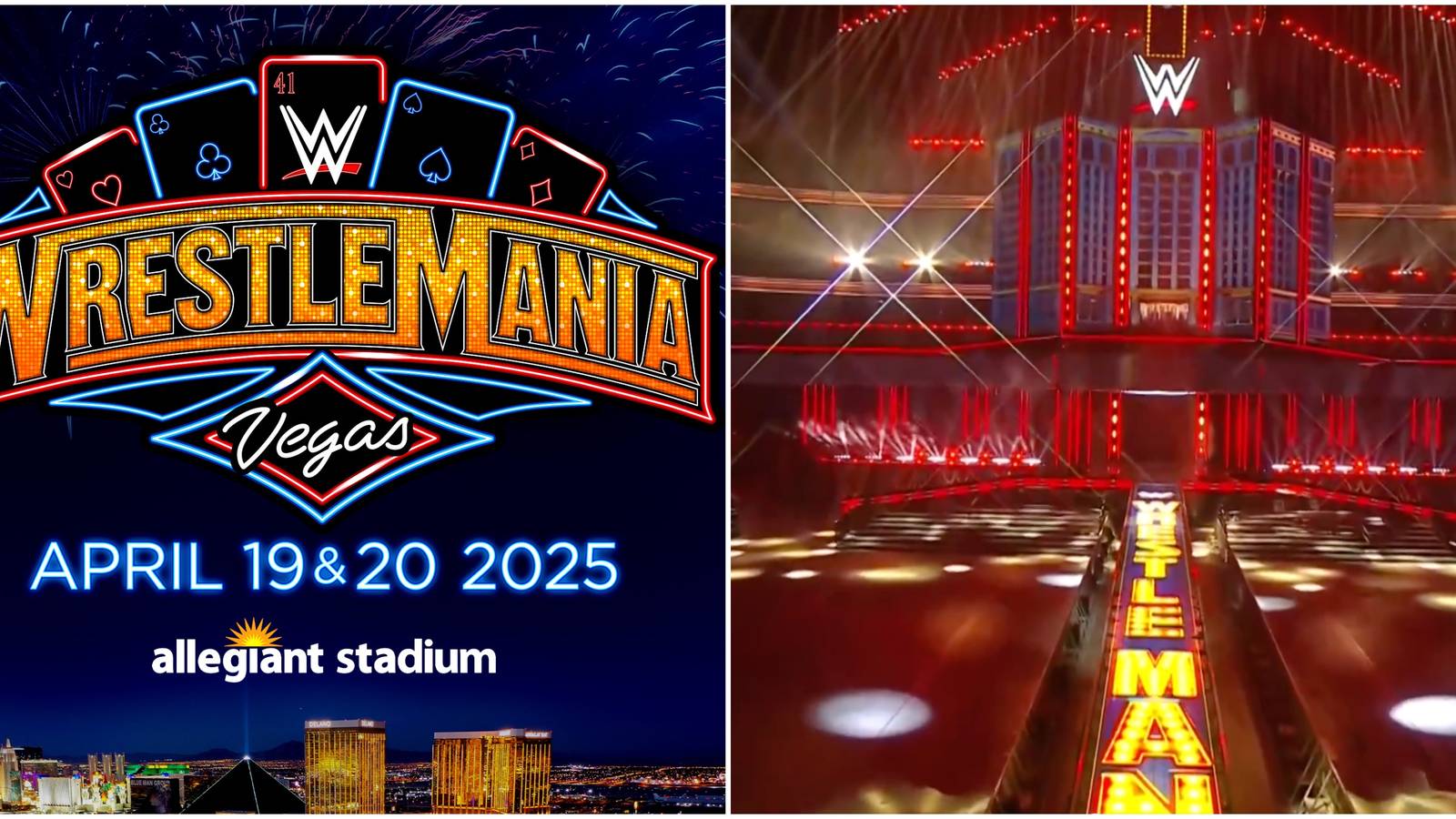 WWE WrestleMania 41 Stage Reveal
