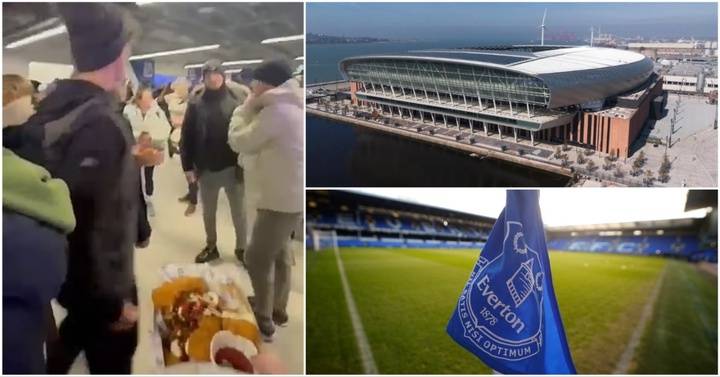 Everton Fan Given Lifetime Ban at New Stadium Following Test Event ...