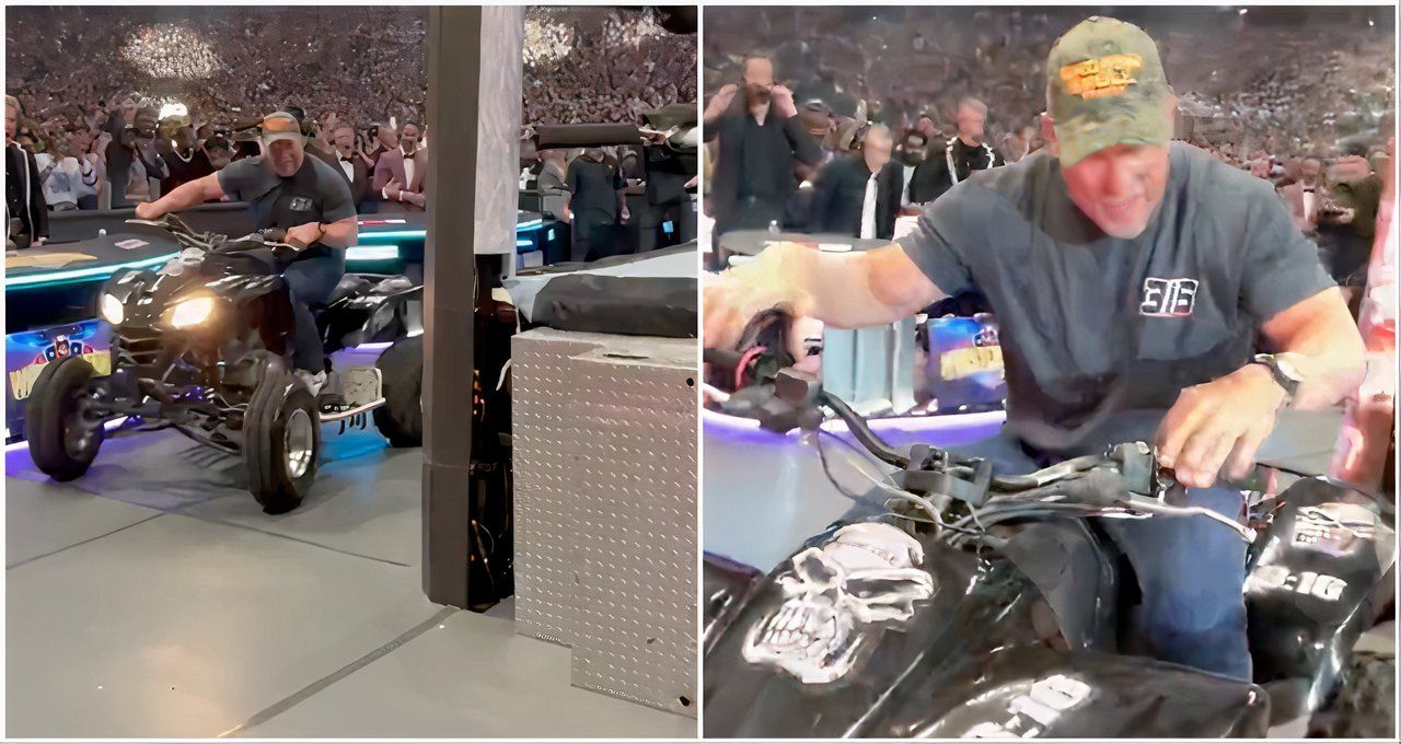 Fan Footage of Stone Cold's ATV Crash at WrestleMania 41 From Behind ...