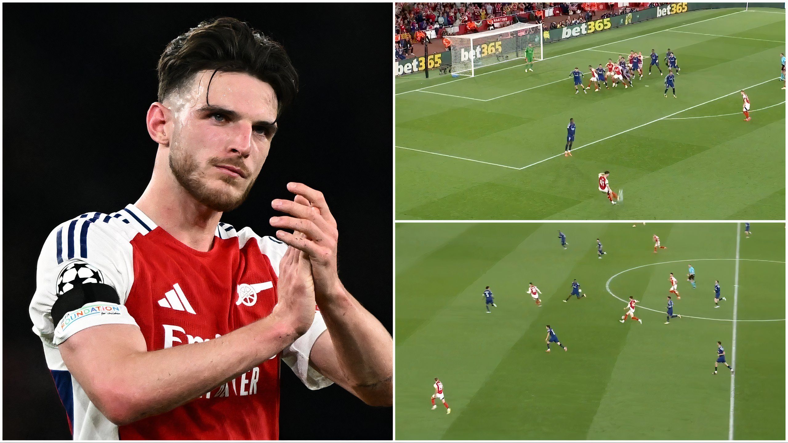 Declan Rice Verdict Given by French Media After Arsenal vs PSG