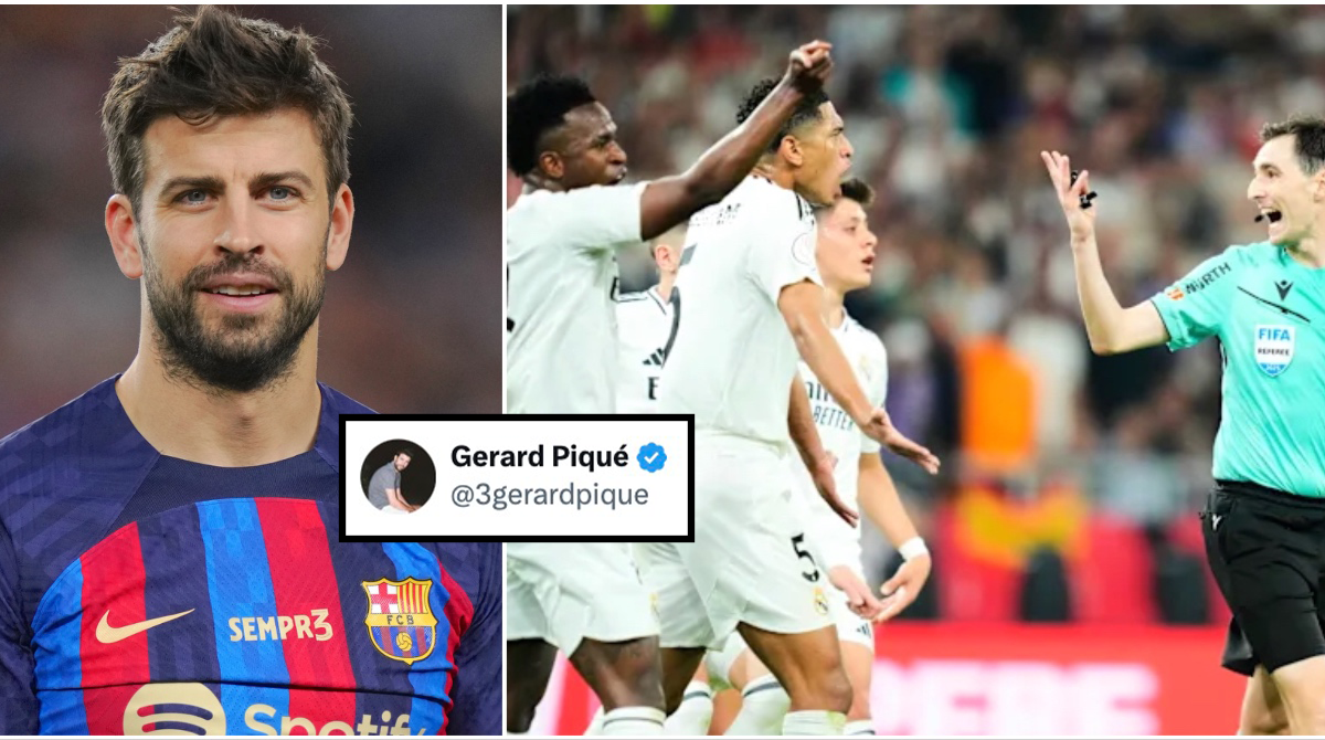 Gerard Pique Tweet Goes Viral After Barcelona 3-2 Real Madrid in Copa ...