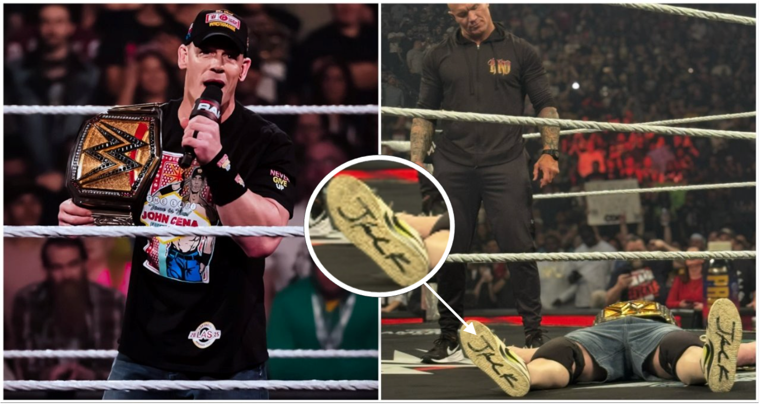 Why John Cena Had 'Jack' Written on His Shoes During Monday Night Raw