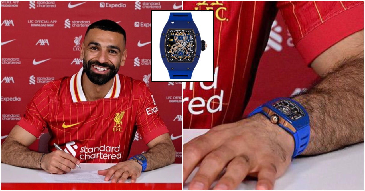 Staggering Cost of Mohamed Salah's Watch Worn During Liverpool Contract ...