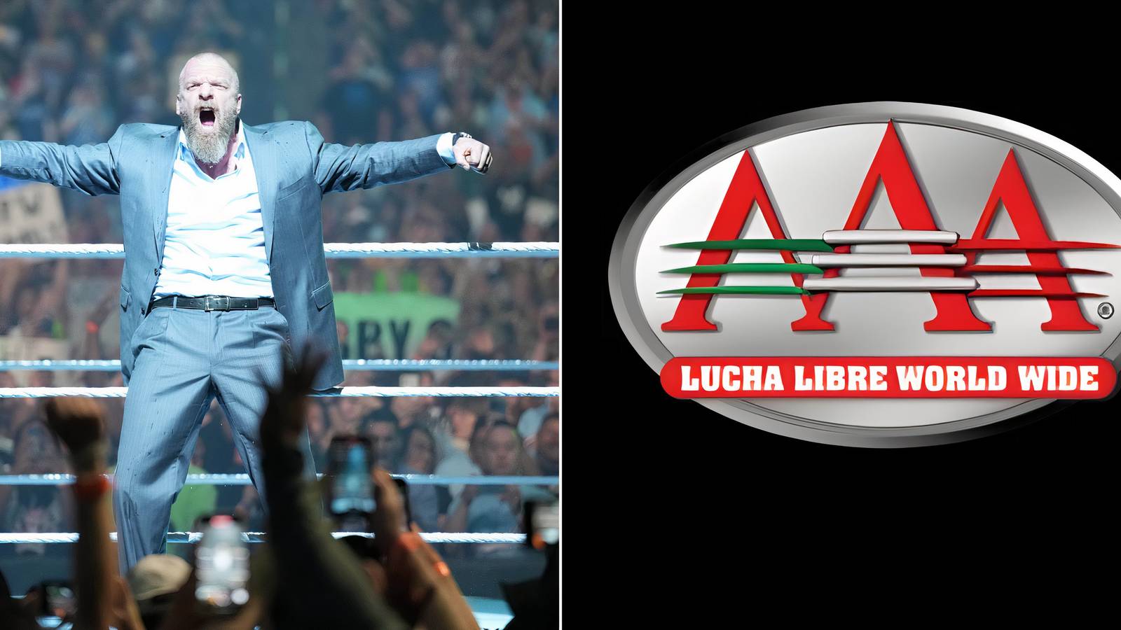 Triple H Reacts To WWE's announcement at WrestleMania 41 of AAA acquisition