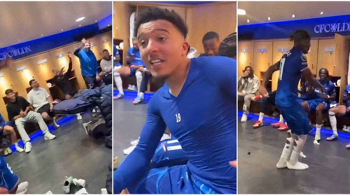 Footage From Chelsea Dressing Room After Win vs Liverpool Goes Viral