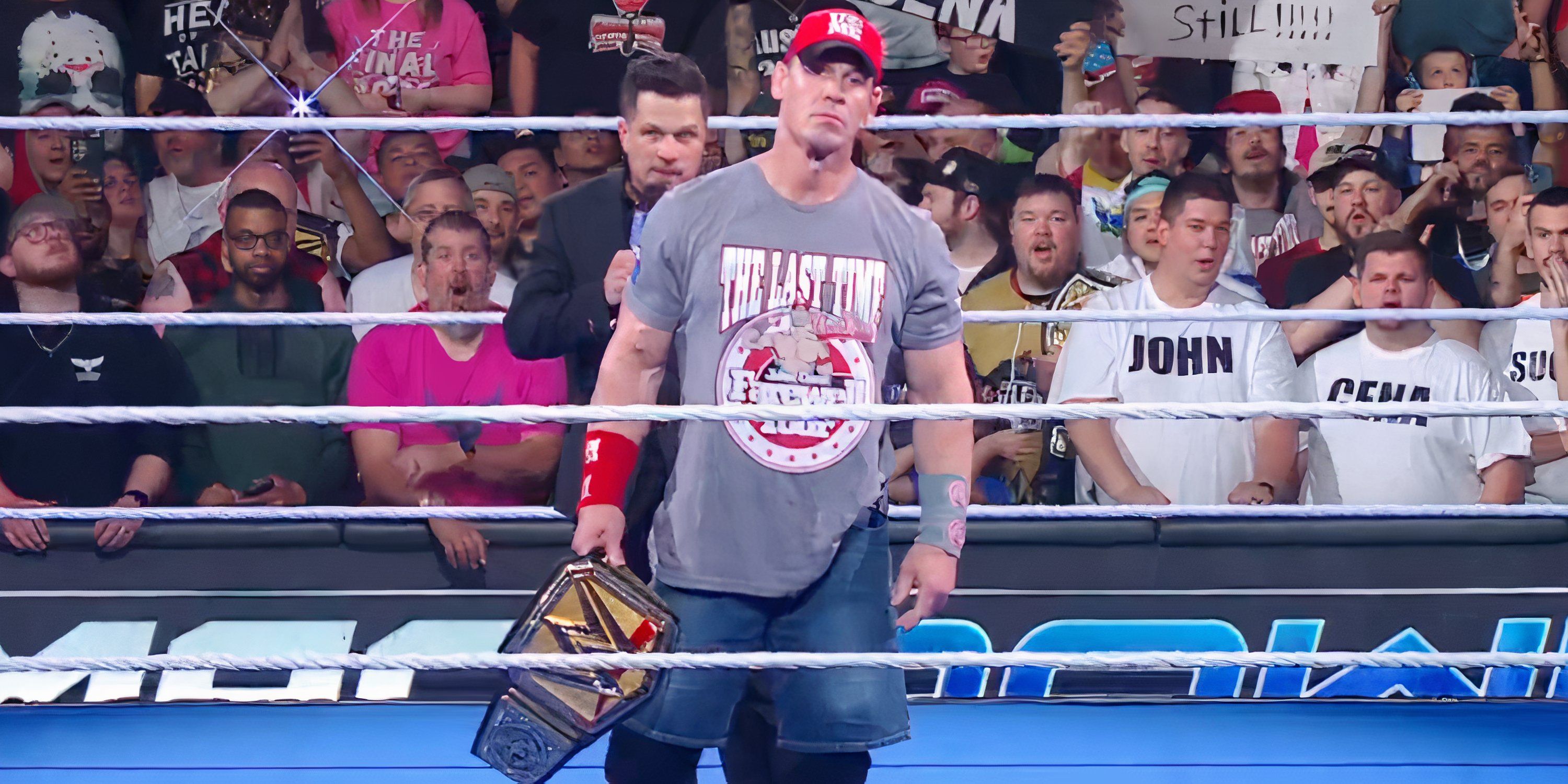 Fan Footage Shows What Happened to Man Who Threw Beer at John Cena During SmackDown