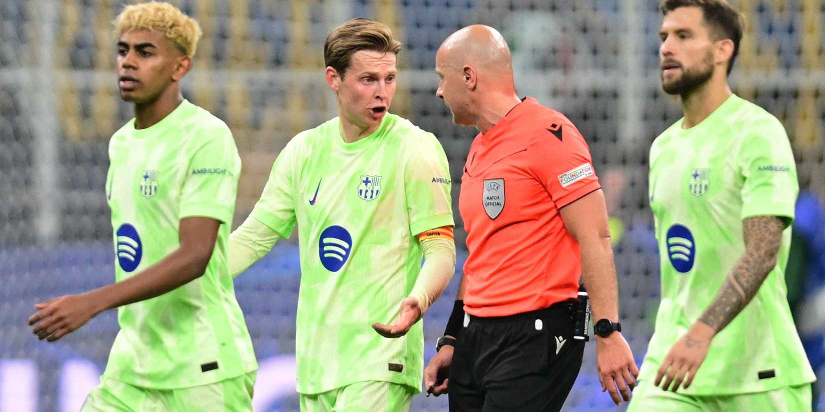 Referee Szymon Marciniak 'Punished by UEFA' After Inter 4-3 Barcelona