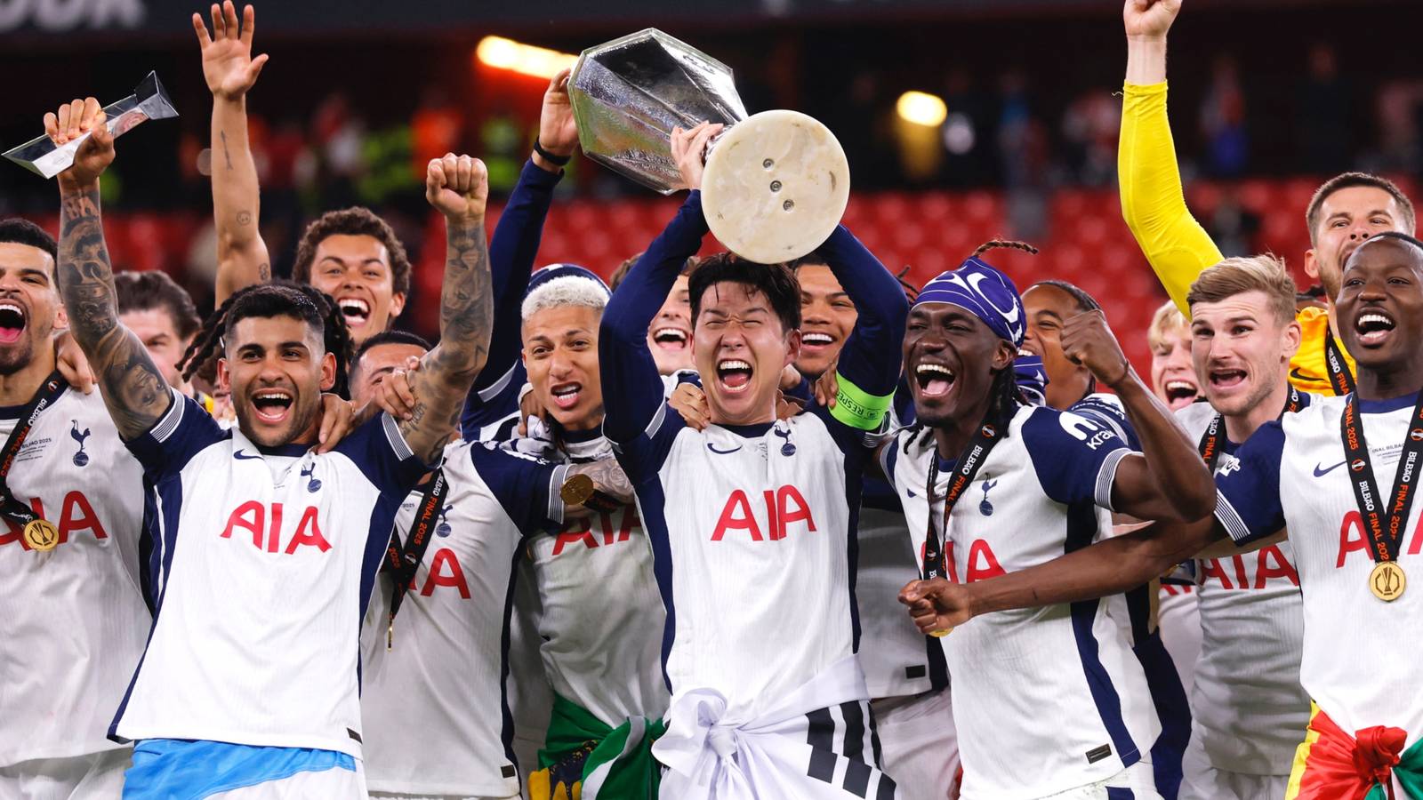 Why Son Heung-min Wasn’t Wearing Medal During Tottenham’s Europa League ...