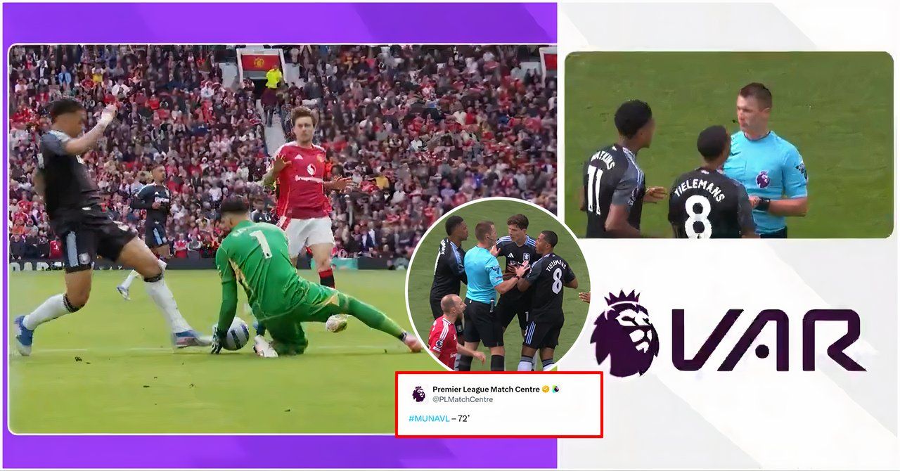 Why Vital Aston Villa Goal vs Man Utd Was Disallowed - It Cost Them CL ...