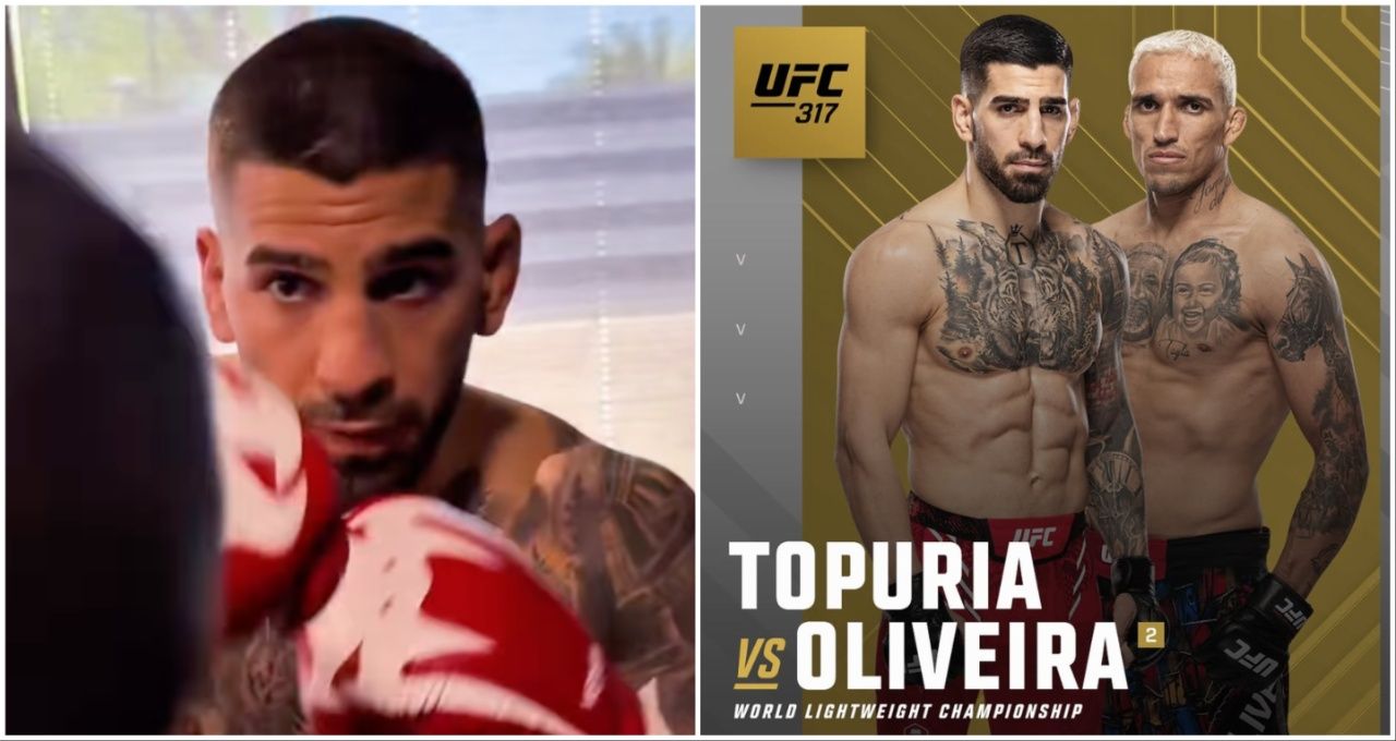 Ilia Topuria Shows Off New Physique Ahead of Lightweight Fight at UFC 317