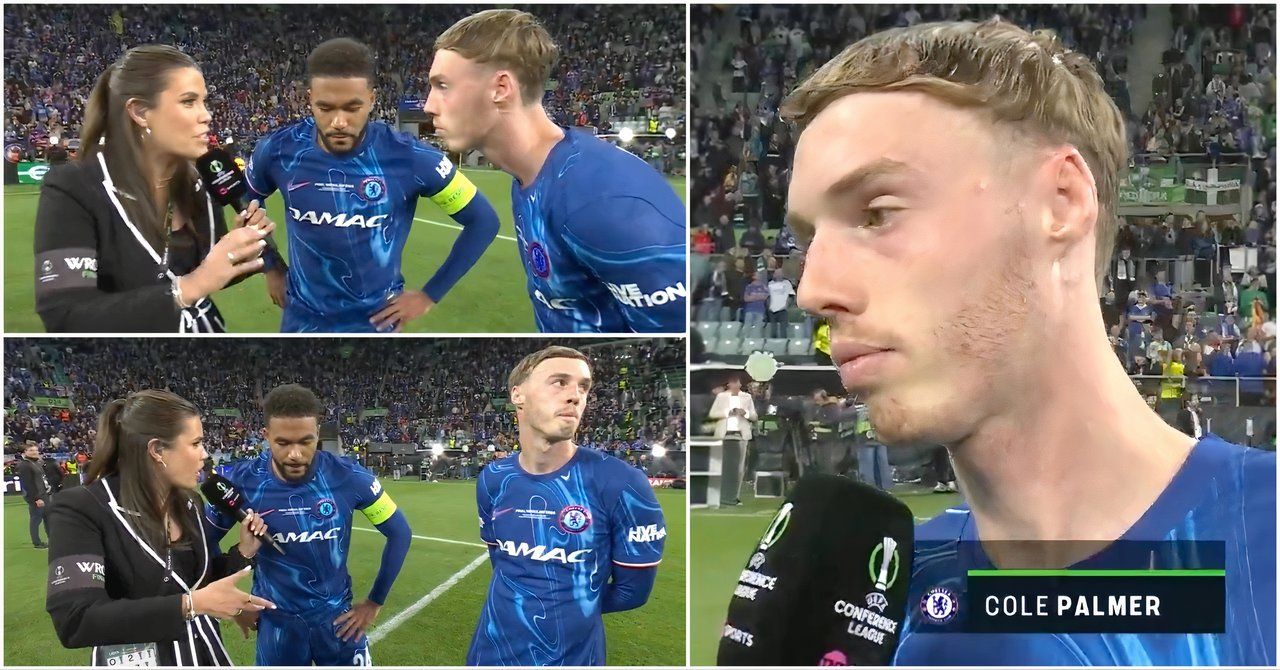 Cole Palmer Involved in Awkward Interview After Chelsea Win Europa ...