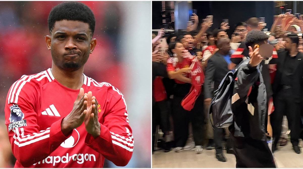 Theory Emerges For Why Amad Showed Middle Finger to Fans on Man Utd Tour