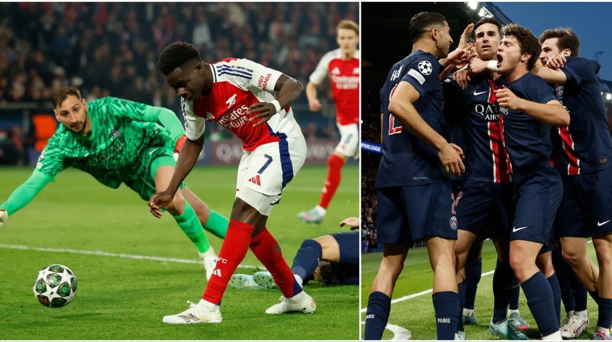 Paris Saint-Germain 2-1 Arsenal: Player Ratings and Match Highlights