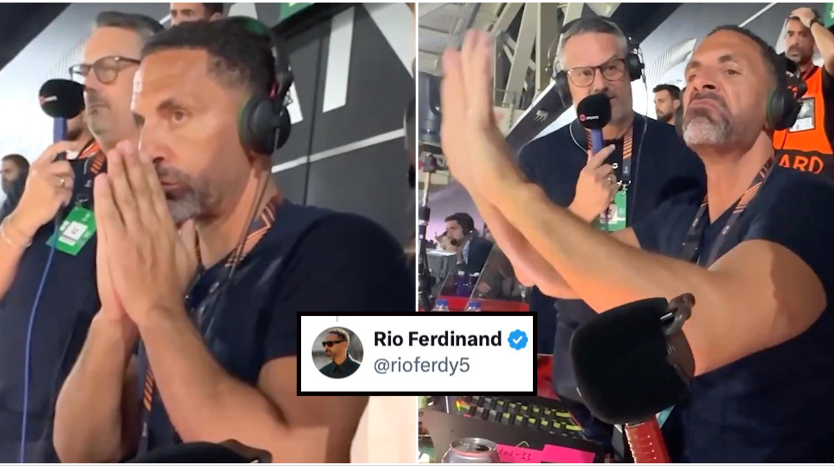 Rio Ferdinand Responds to Viewer Unhappy With Commentary During ...