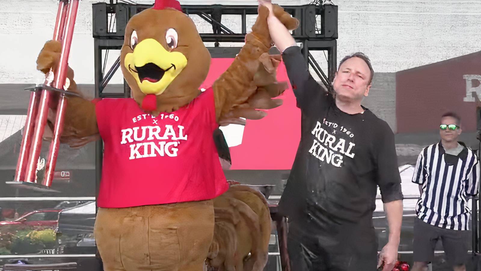 Joey Chestnut Breaking His Own Eating Record on Memorial Day
