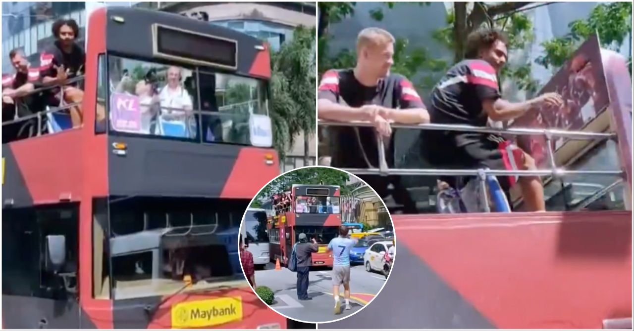 Embarrassing Detail From Man United's Open Bus Drive Through Malaysia ...