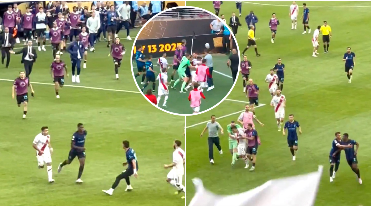 Why River Plate’s Marcos Acuna Ran After Inter’s Denzel Dumfries at ...