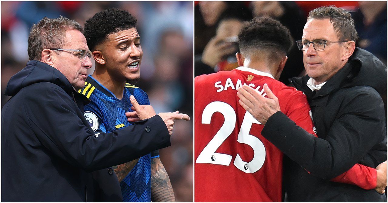 What Ralf Rangnick Said About Jadon Sancho When He Was at Man Utd & After He Left
