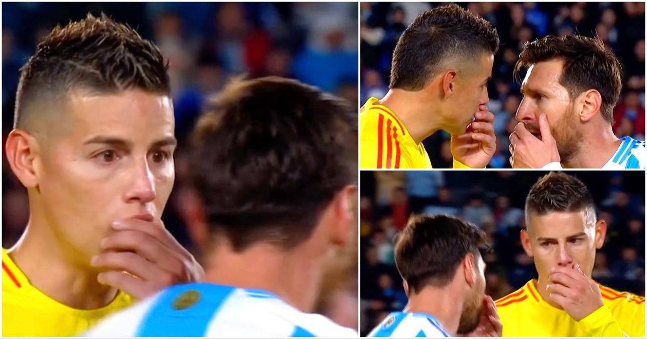 What Lionel Messi Said to James Rodriguez During Heated Argentina vs ...